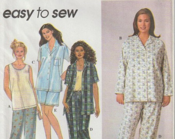 Women's Pajama's Pullover Top, Sleeve Variation, Pants, Shorts Easy to ...