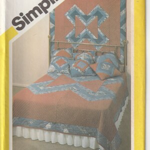 Vintage 80's Simplicity 5181 String Quilt Twin Full - Etsy