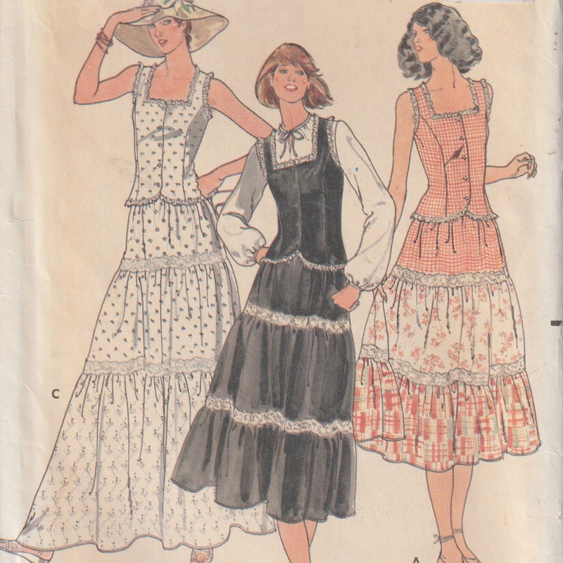 Prairie Skirt Pattern - Etsy