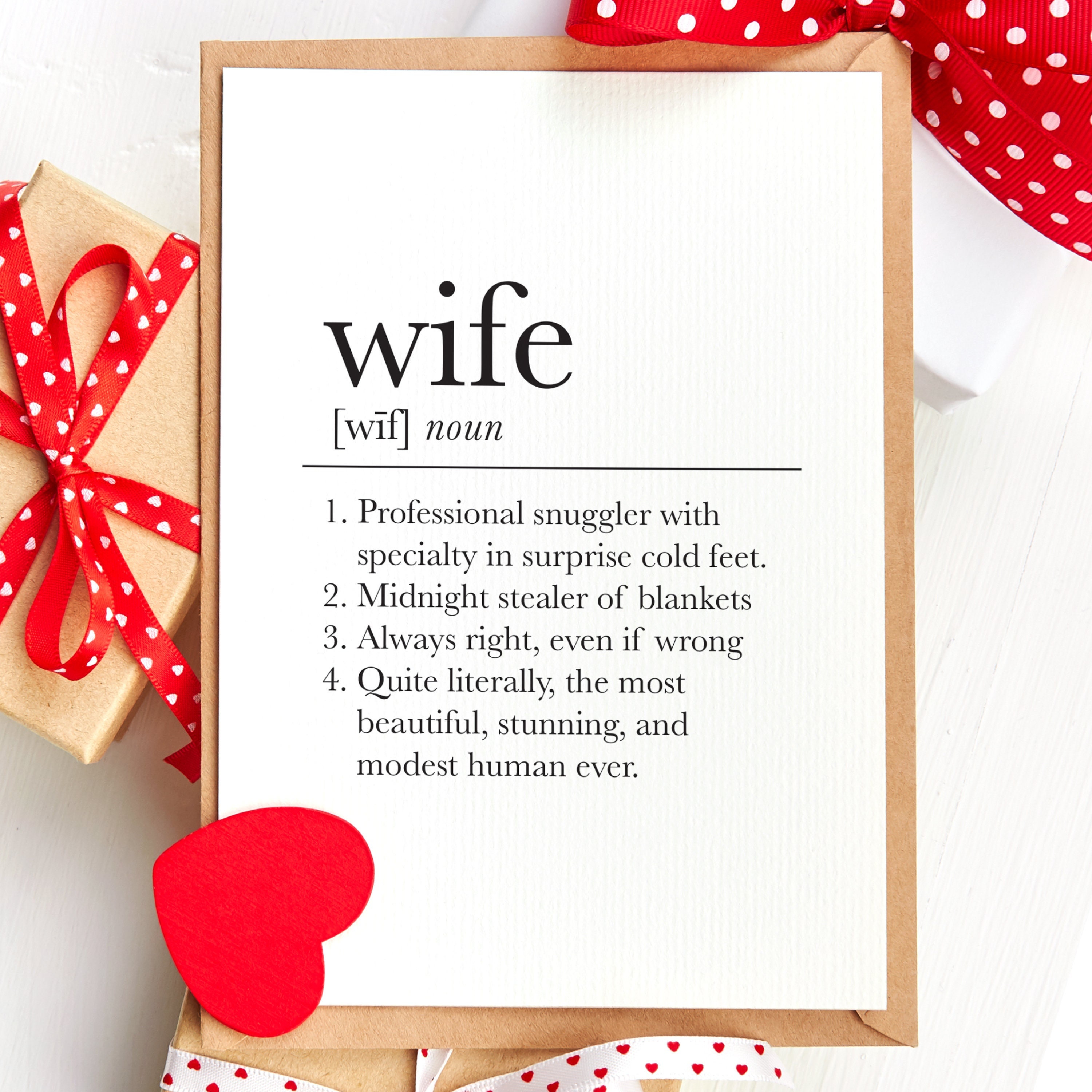 Funny Anniversary Card for Wife | Sarcastic Card for Her | Anniversary ...