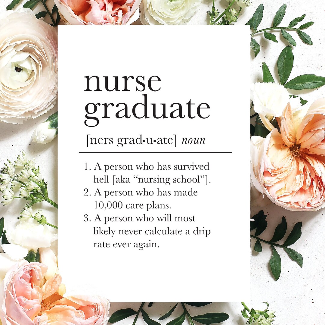 Nurse Graduation Card | Funny Nurse Graduation Gift | Nursing School ...