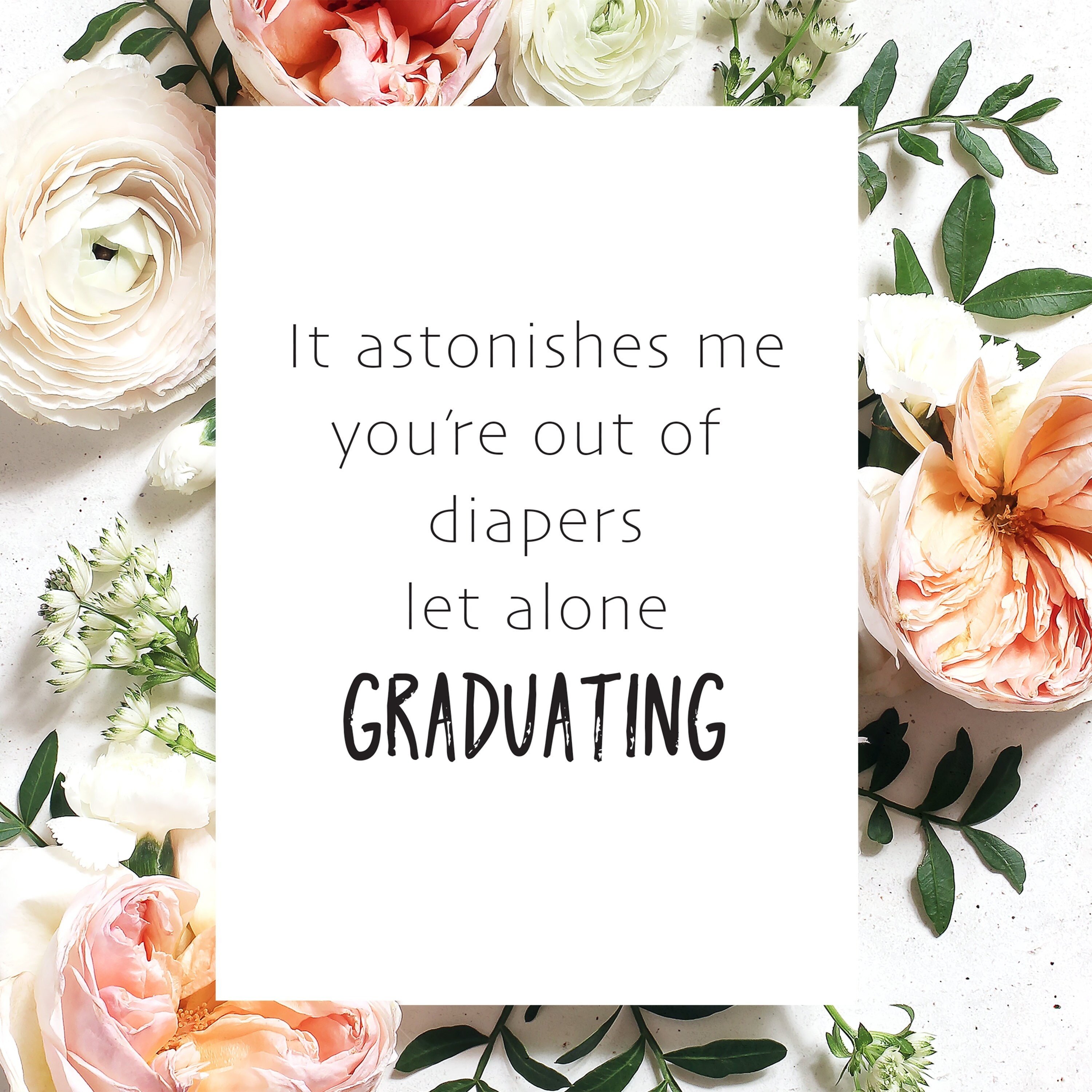 Funny Graduation Card for Daughter | Graduation Gift for Son ...
