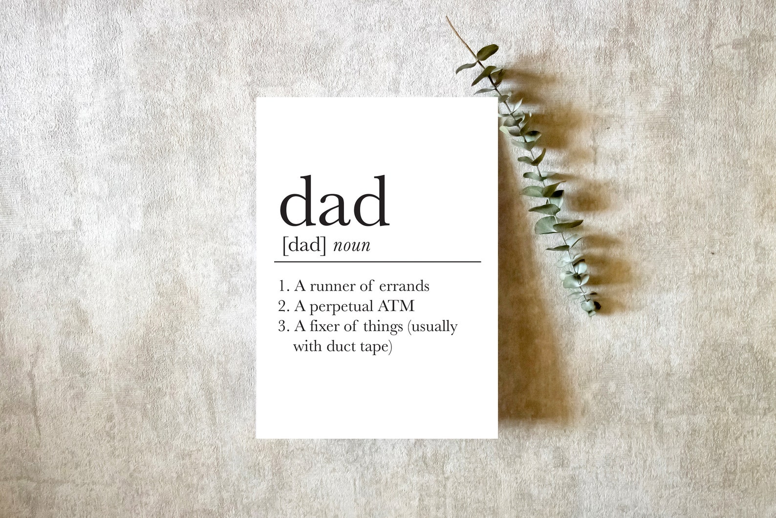 Funny Card for Dad | Fathers Day Card | Birthday Card for Dad | Gift ...