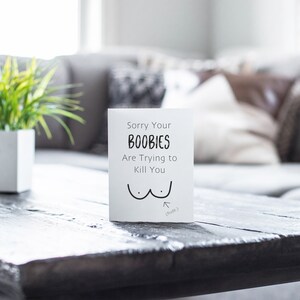 Funny Breast Cancer Encouragement Card | Breast Cancer Gift Funny | Get ...