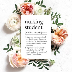 Nursing Student Card | Funny Nursing Student Gift | New Nurse Gift ...