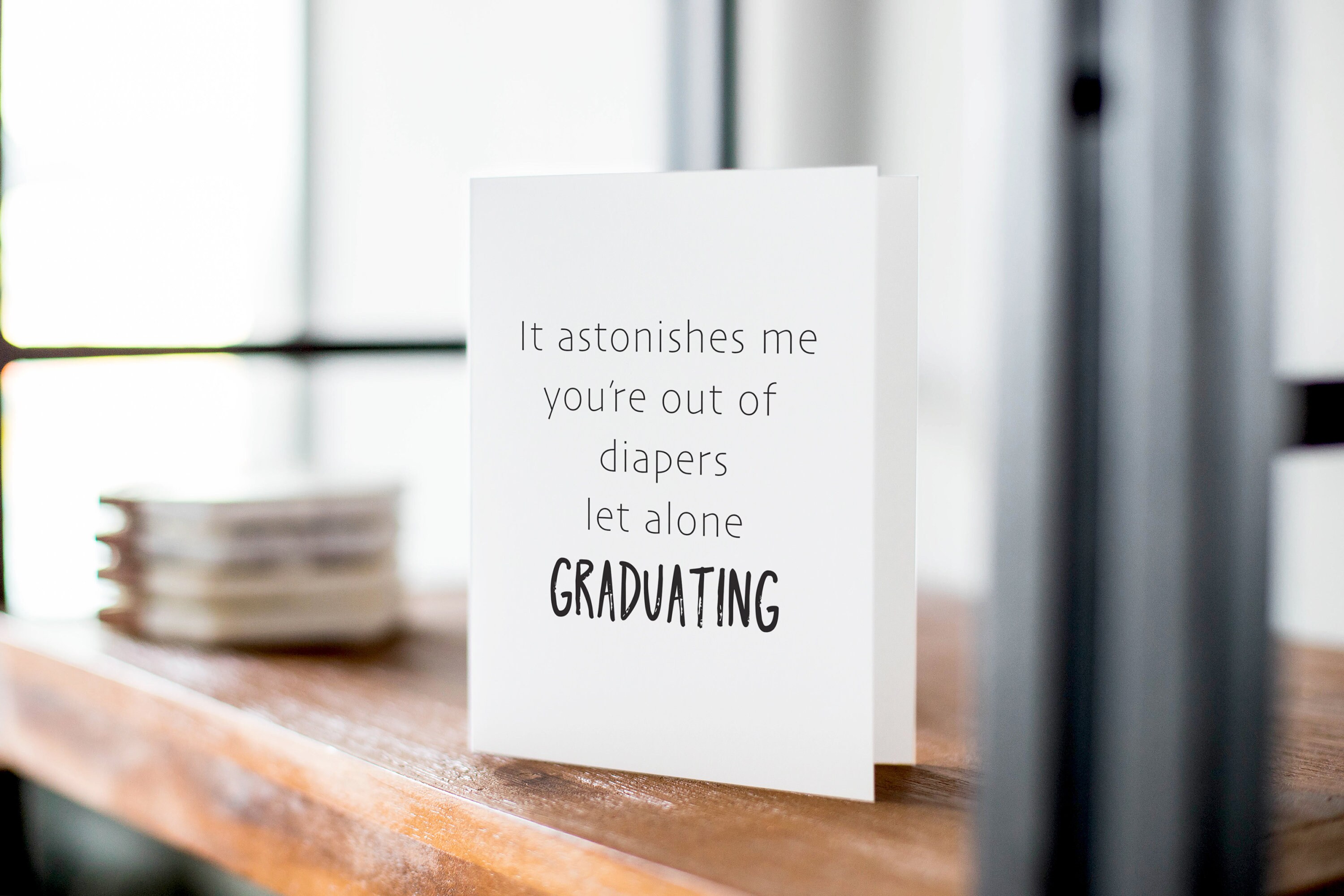 Funny Graduation Card for Daughter Graduation Gift for Son - Etsy
