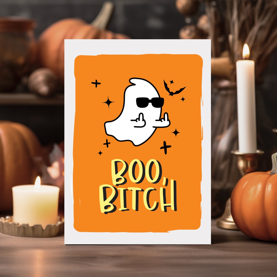 You've Been Booed Halloween Card Boo Basket Funny Halloween Card Fall ...