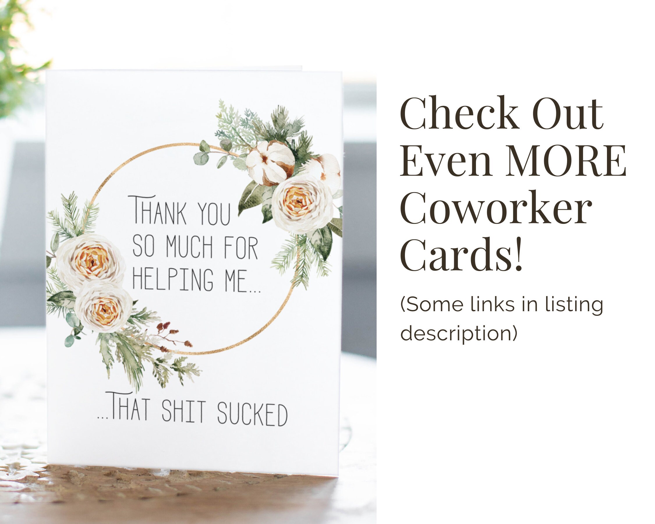 Funny Coworker Miss You Card Sarcastic Coworker Goodbye Card - Etsy