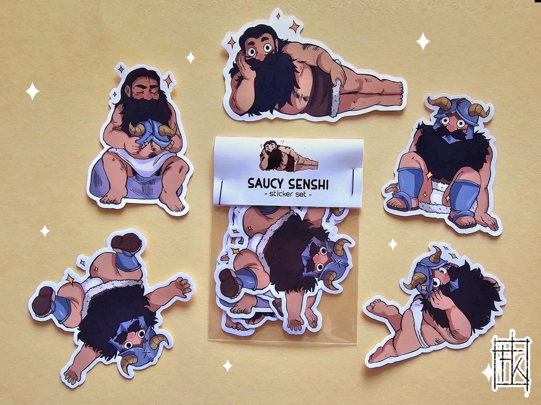 Saucy Dwarf Sticker Set - Matte or Glitter Stickers - Etsy
