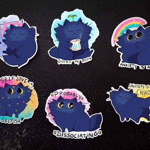 Anxiety Sticker - Etsy
