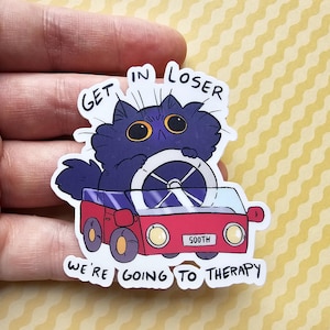 Autism Kitty Sticker Set - Matte or Glitter Stickers - Etsy