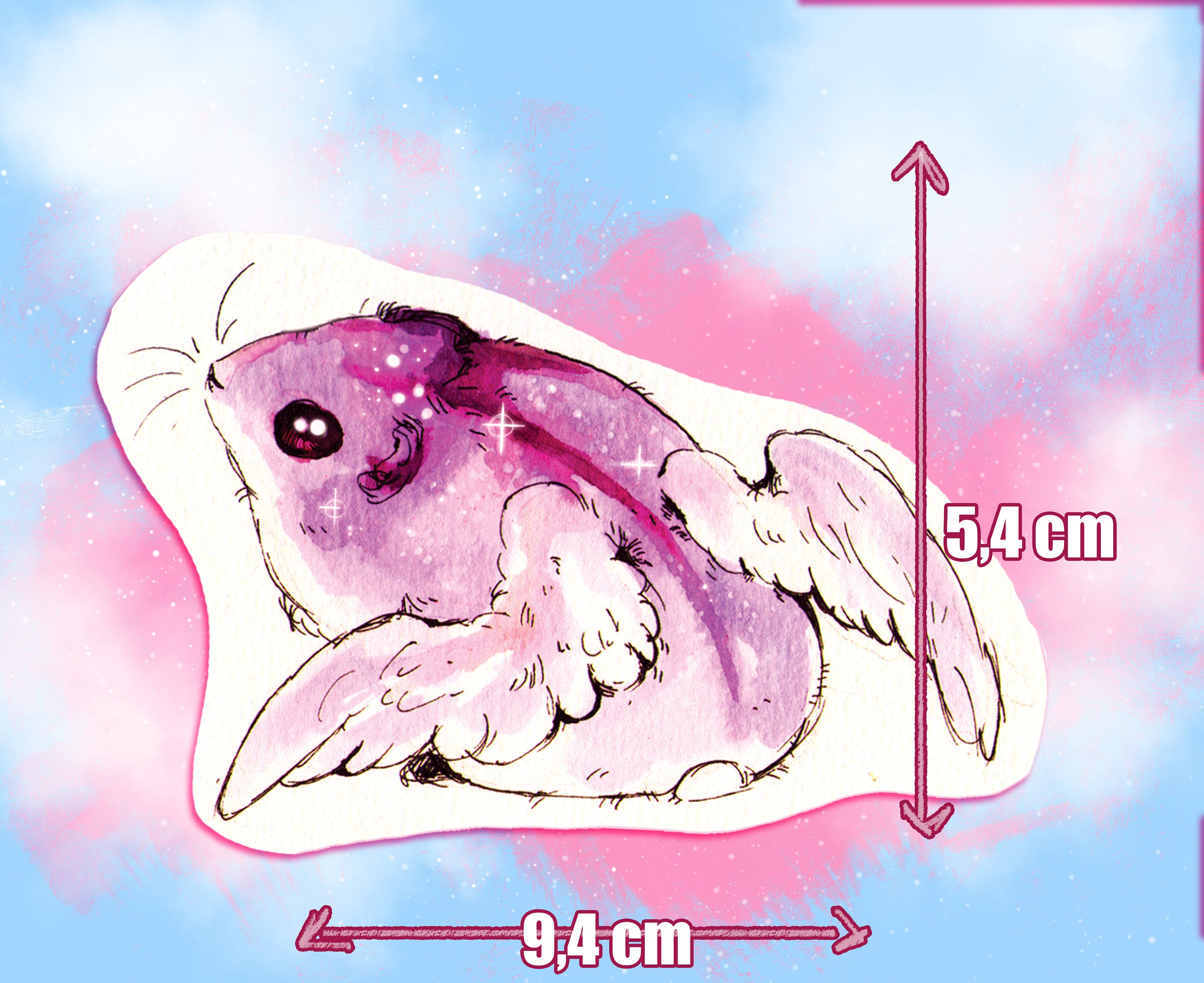 Angelic Dwarf Hamsters / Celestial Beans STICKERS - Etsy