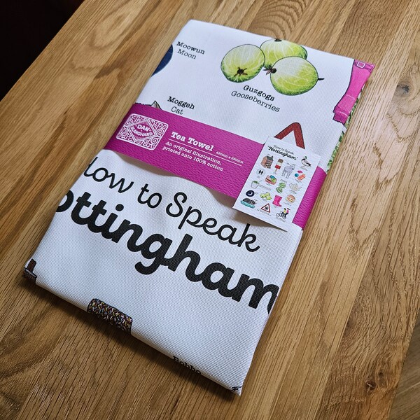 Hand Drawn Tea Towel - Etsy