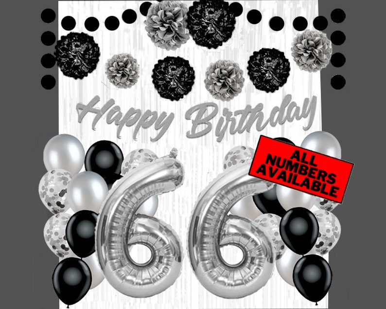 Rose Gold 66th Birthday Decorations for Women 40 | Etsy