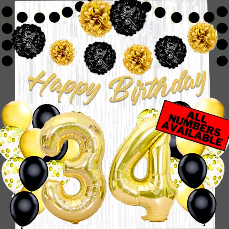 34th Birthday - Etsy