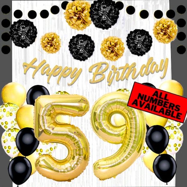 59th Birthday Decorations - Etsy