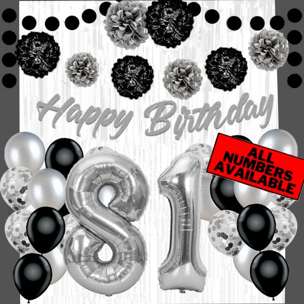 81st Birthday Decorations - Etsy