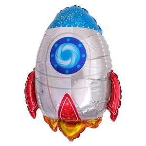 32" Spaceship Balloon - Outer Space Party - Transportation Birthday ...