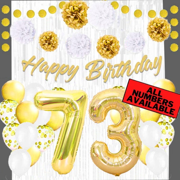 73rd Birthday Decorations - Etsy