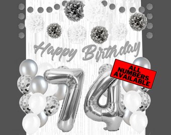 74th Birthday Party | Etsy