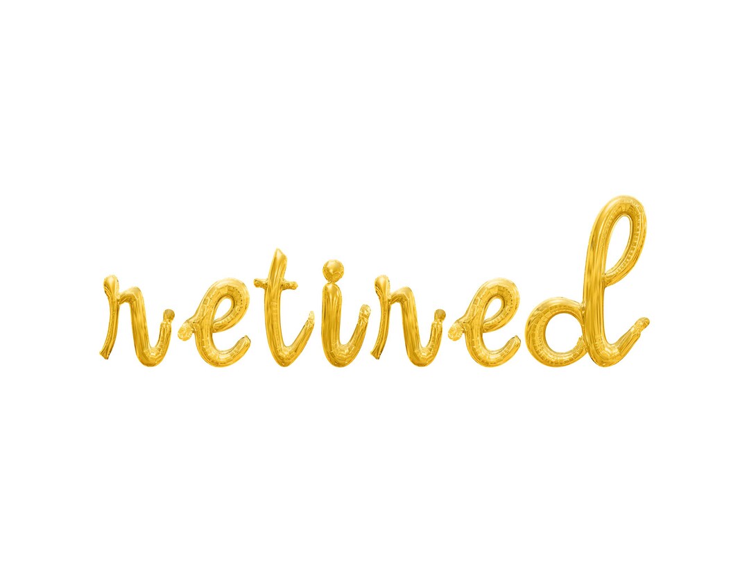 RETIRED - Cursive Letter Balloon Banner - Gold, Rose Gold & Silver ...
