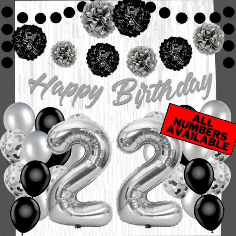 22nd Birthday Decorations - Etsy