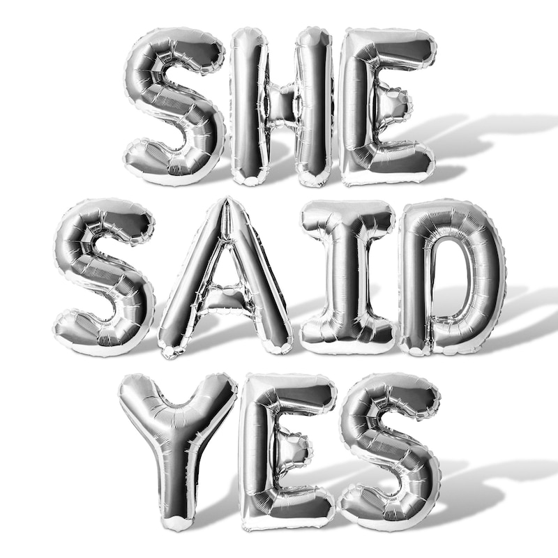 She Said Yes Banner - Etsy