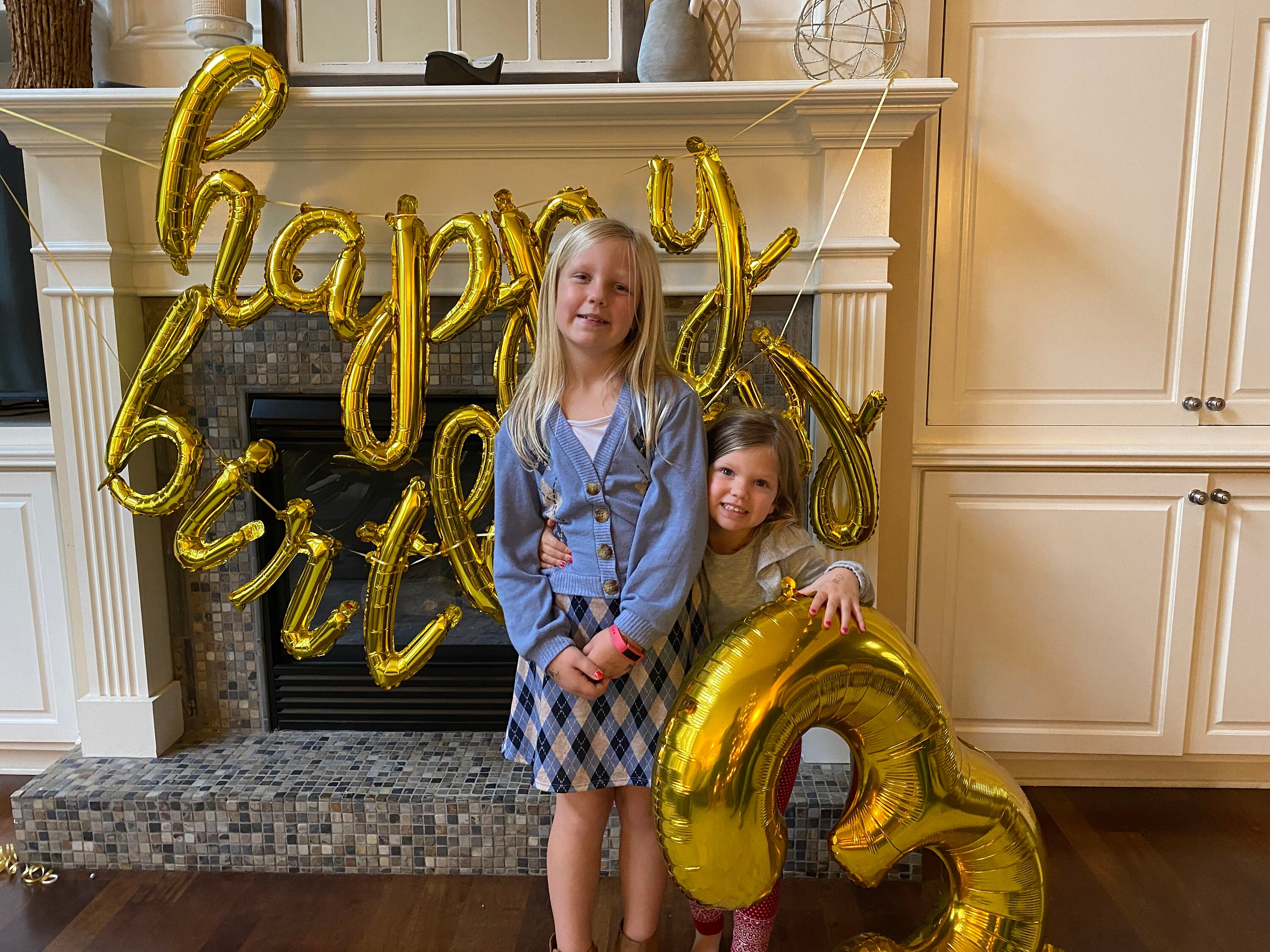 Cursive Happy Birthday Balloon Banner W/ Custom Name Cursive - Etsy