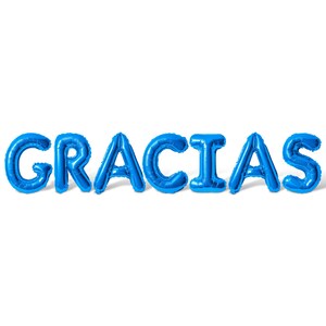 GRACIAS Letter Balloon Banner - 10 Color Options - Appreciation Day ...
