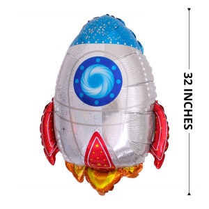 32" Spaceship Balloon - Outer Space Party - Transportation Birthday ...
