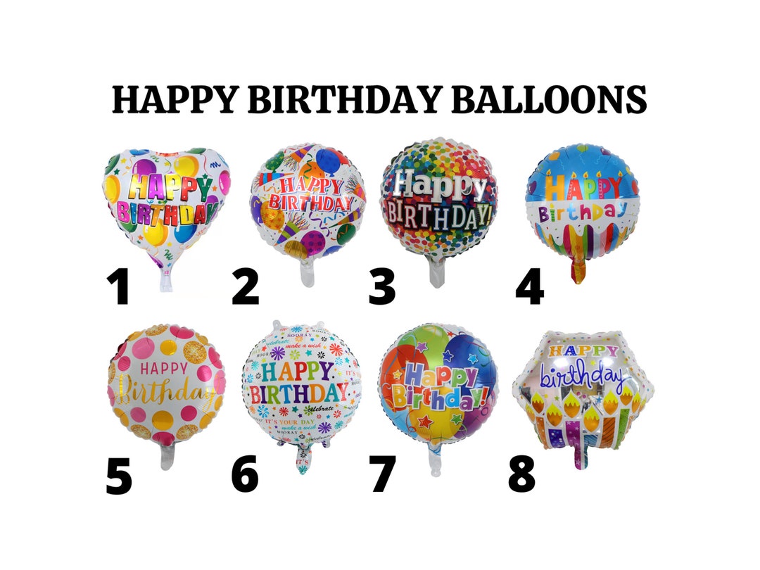 Happy Birthday Balloons - Combine With Happy Birthday Balloon Banner ...