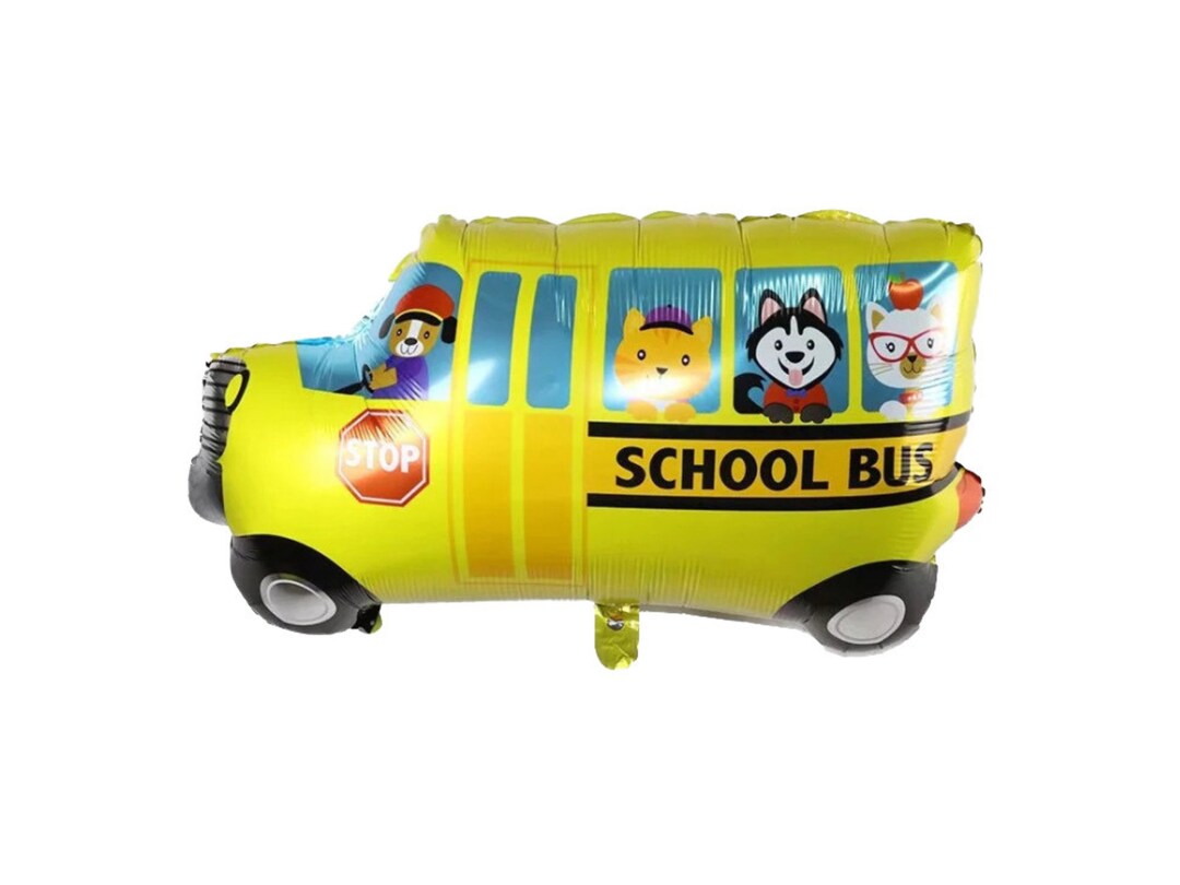 32" School Bus Balloon - Back to School - Birthday Party ...