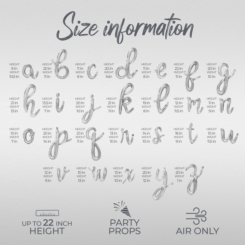 BACH BASH Cursive Letter Balloon Banner - Gold, Rose Gold & Silver ...