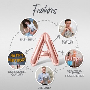 SLOTS AND SHOTS Letter Balloon Banner - 10 Color Options - Bachelor ...