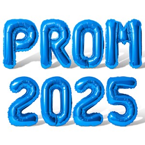 PROM 2025 Letter Balloon Banner - 10 Color Options - Prom Party ...