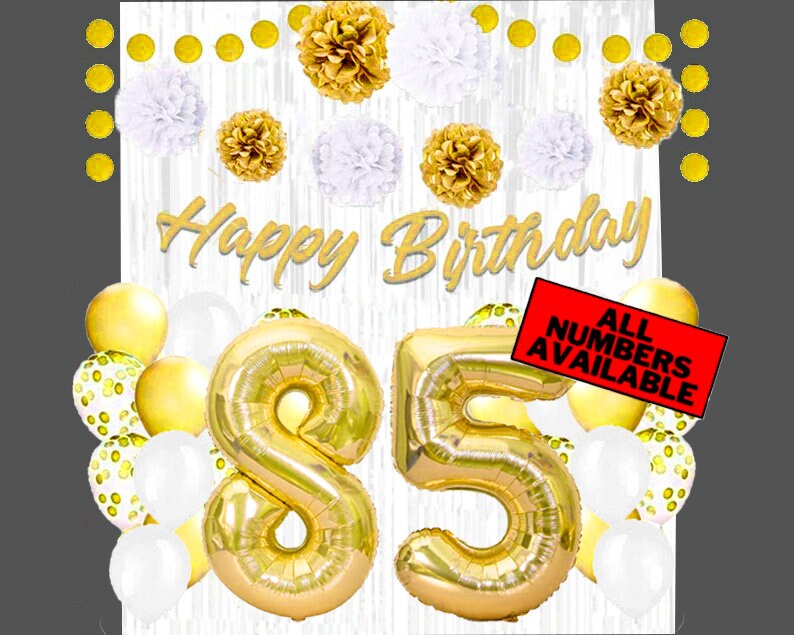 Rose Gold 85th Birthday Decorations for Women 40 | Etsy