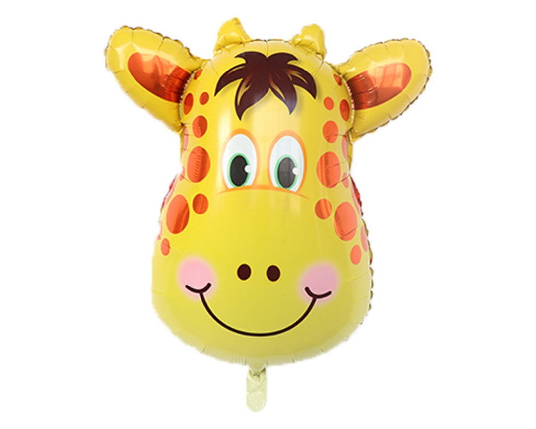 32" Giraffe Balloon - Jungle Safari Animals Balloons - Giant Zoo Animal ...