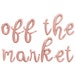 RIP to Her Last Name Cursive Letter Balloon Banner - Gold, Rose Gold ...