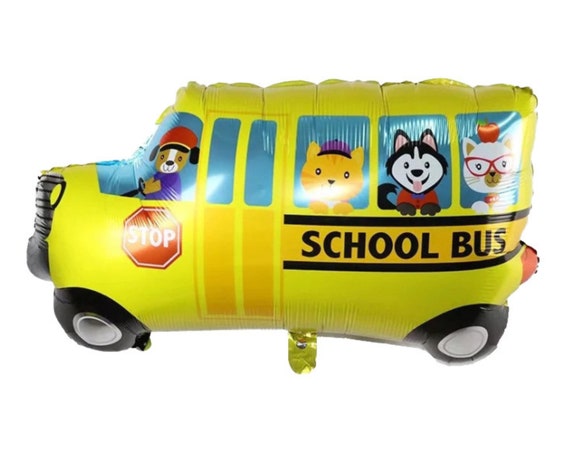 32 School Bus Balloon Back to School Birthday Party - Etsy