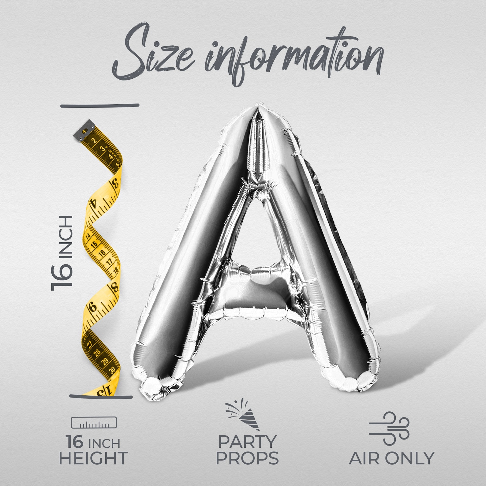 THREENAGER Letter Balloon Banner - 10 Color Options - 3rd Birthday ...