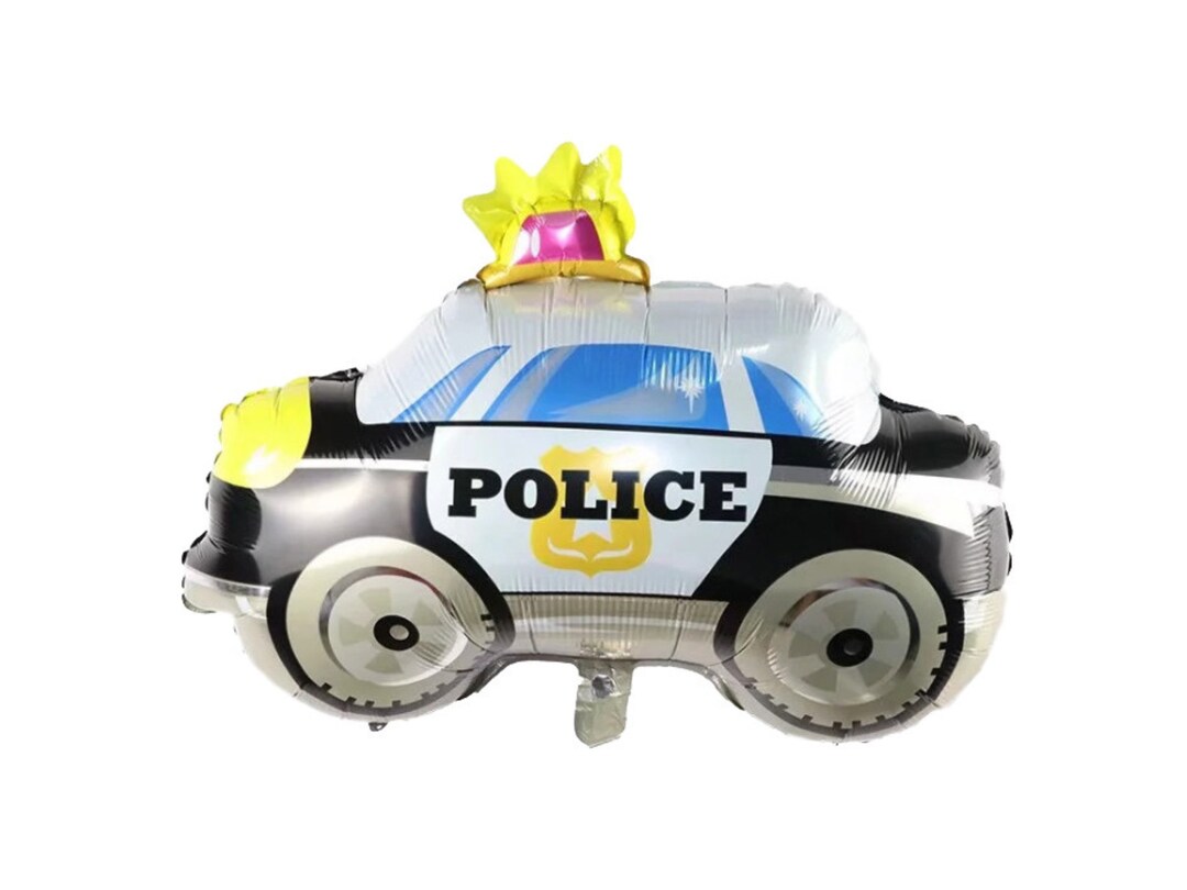 32" Police Car Balloon - Cop Car - Birthday Party - Transportation ...