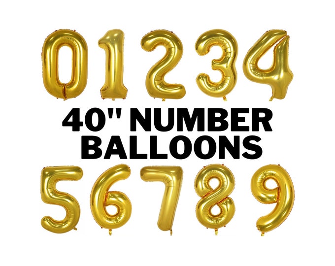 Custom Letter Balloons 16 Letter & Number Foil Mylar Balloons Choose ...