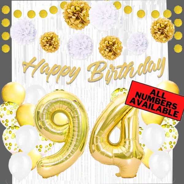 94th Birthday Party Decorations - Etsy