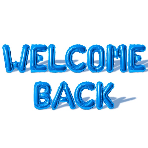 Welcome Back Balloon - Etsy