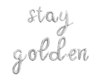 WELCOME BACK Cursive Letter Balloon Banner Gold, Rose Gold & Silver ...