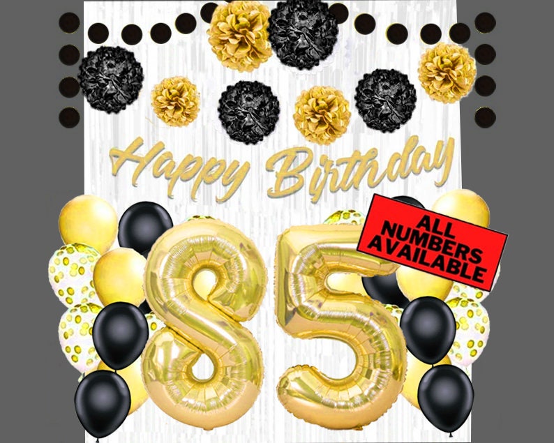 Rose Gold 85th Birthday Decorations for Women 40 | Etsy