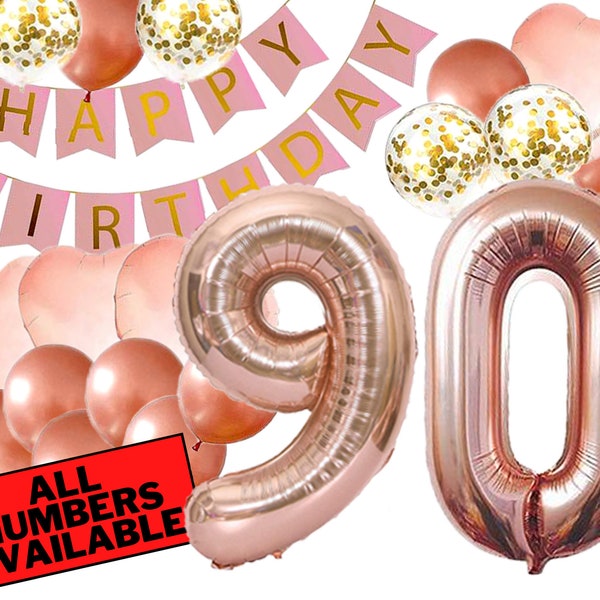 90 Birthday Decorations - Etsy