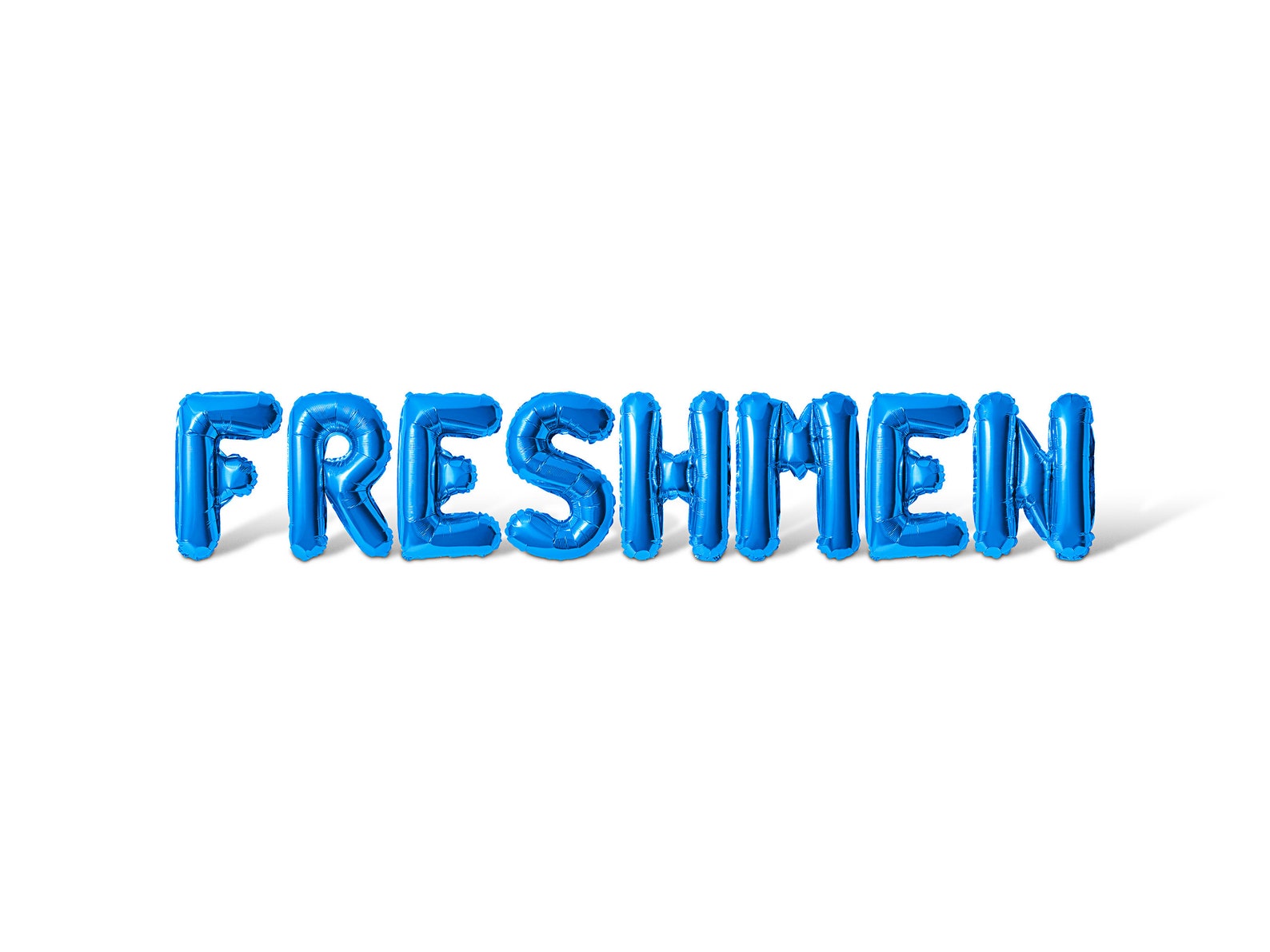 FRESHMEN Letter Balloon Banner - 10 Color Options - Freshman Year Party ...
