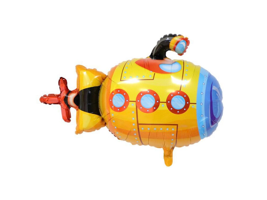 32" Submarine Balloon - Submariner Birthday Party - Transportation ...