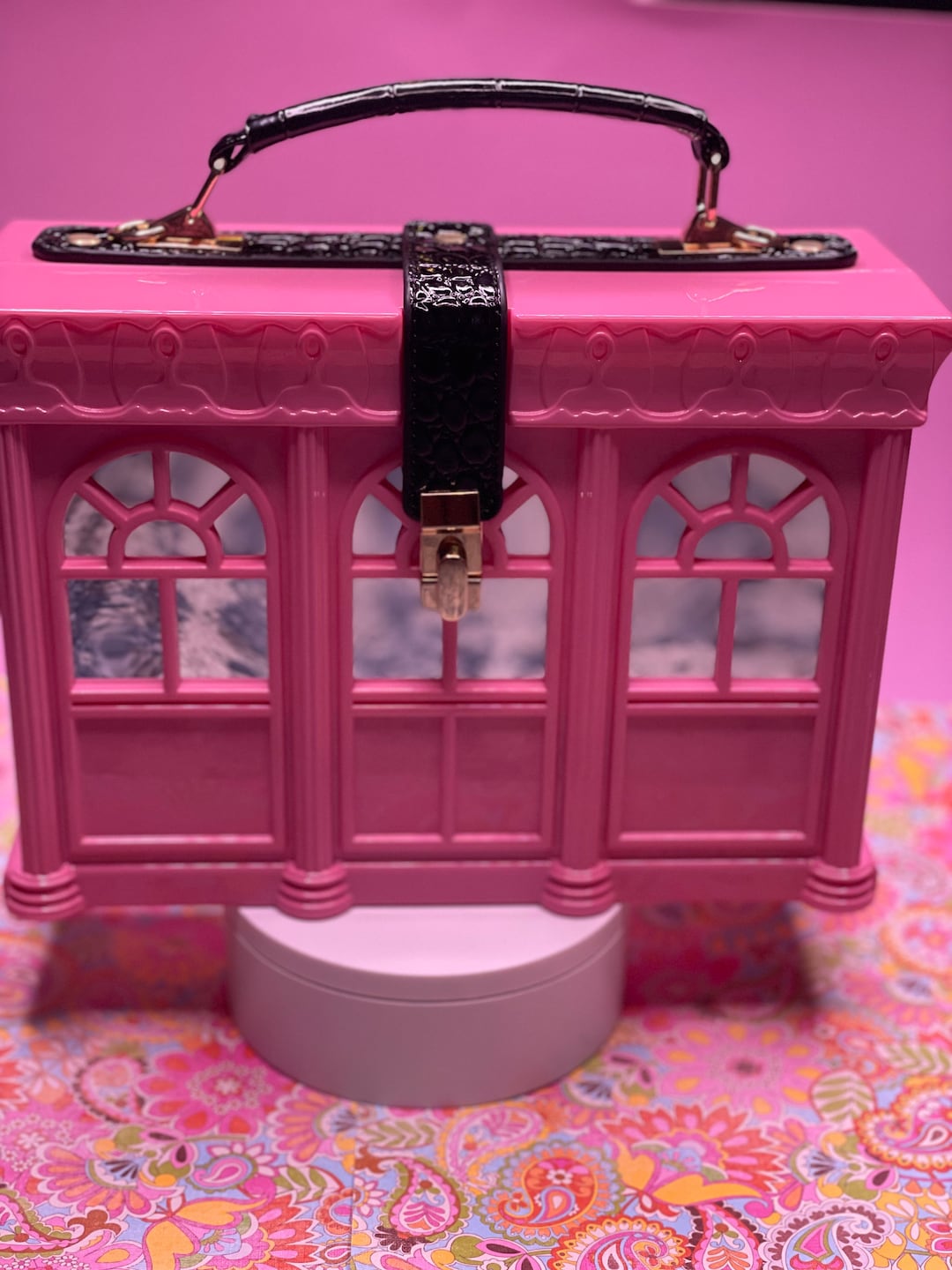Mansion Doll House Tye Dye Big Window Purse - Etsy